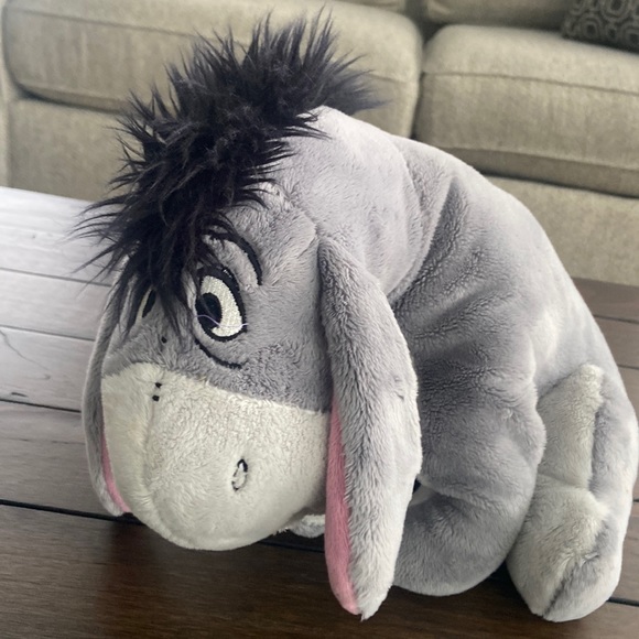 Disney | Toys | Disney Gray Eeyore With Detachable Tail Plush | Poshmark
